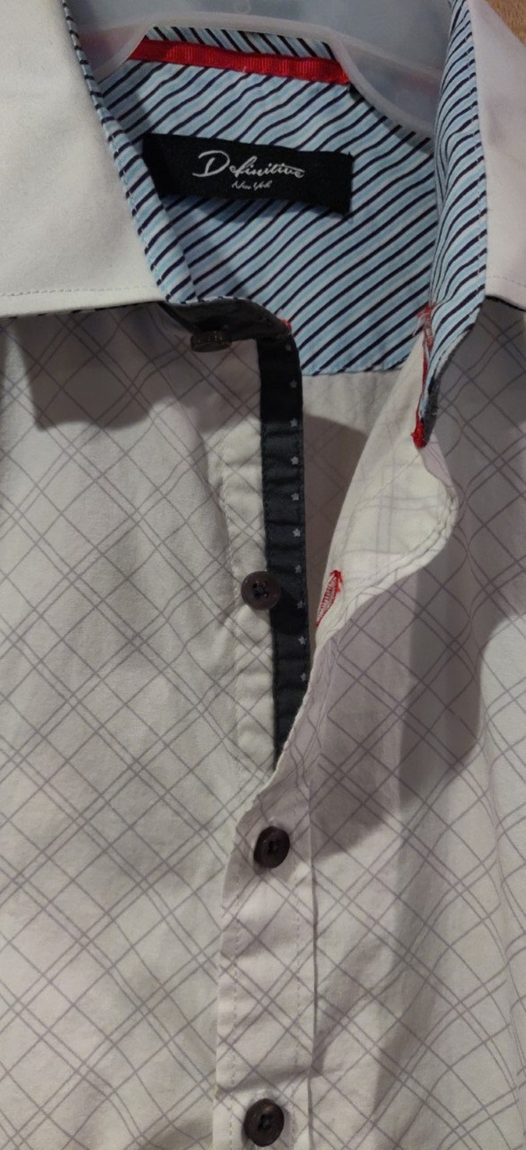 PATTERNED COLLARED SHIRT - Etsy