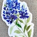 The Bluebonnet Nook Sticker Bluebonnet Decal Texas Sticker - Etsy