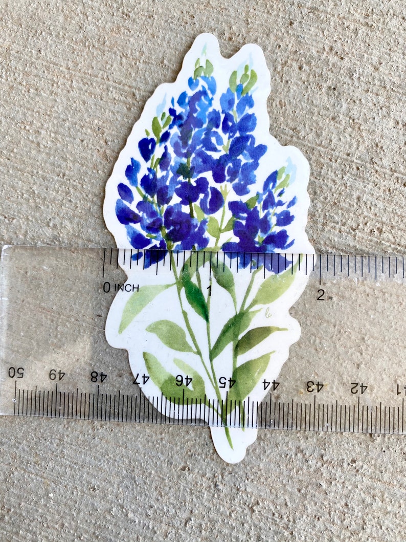 The Bluebonnet Nook Sticker Bluebonnet Decal Texas Sticker - Etsy