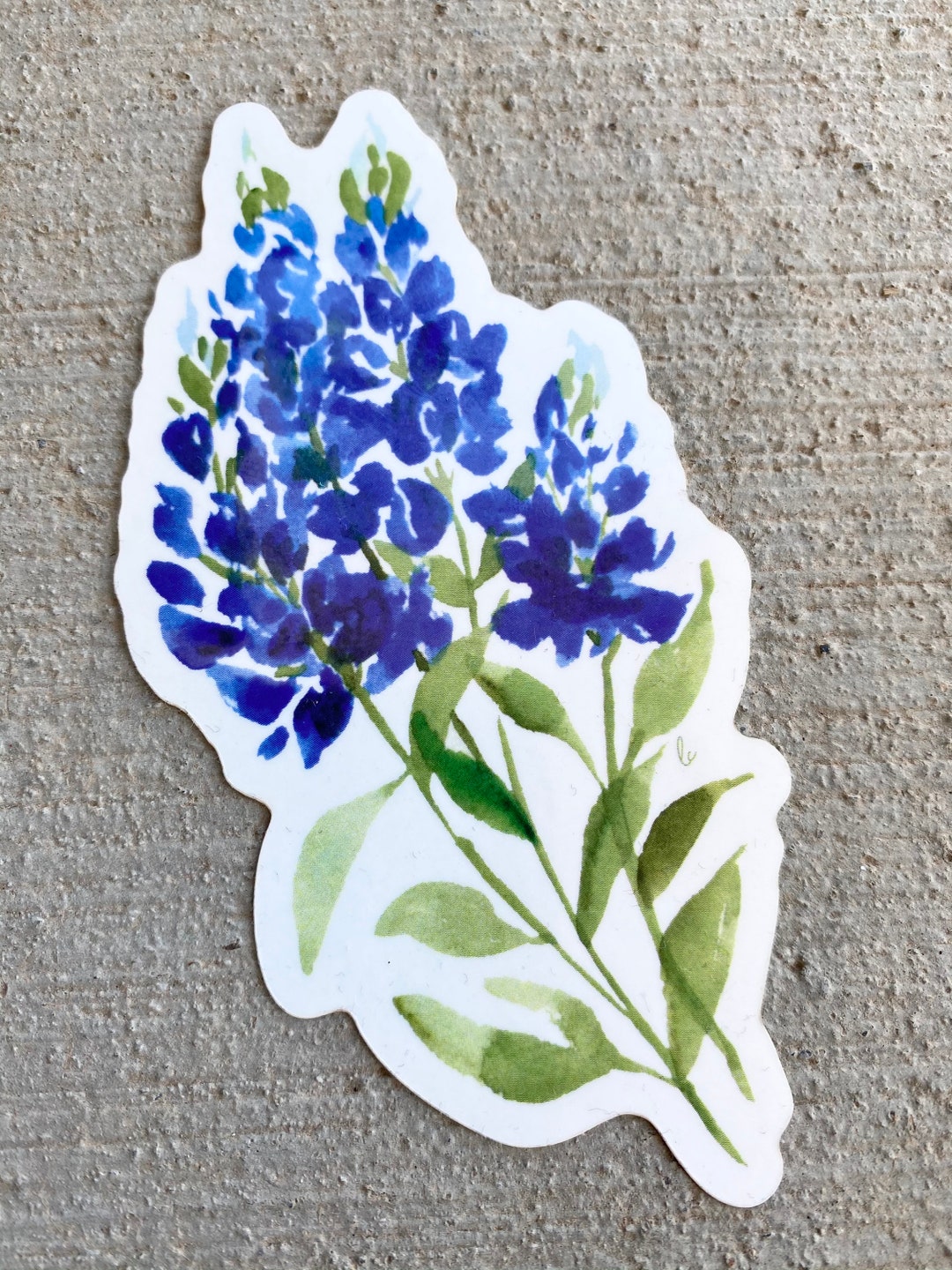The Bluebonnet Nook Sticker, Bluebonnet Decal, Texas Sticker, Texas ...