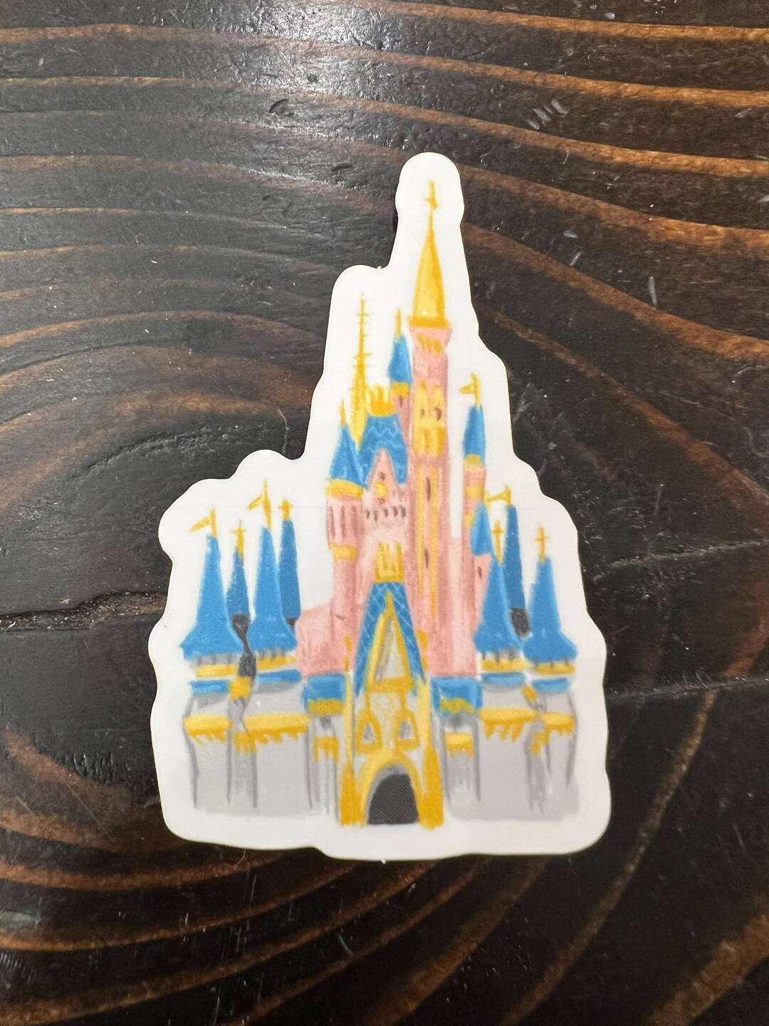 Disney Castle, Castle Sticker, Vinyl Sticker, Disney Castle Sticker ...