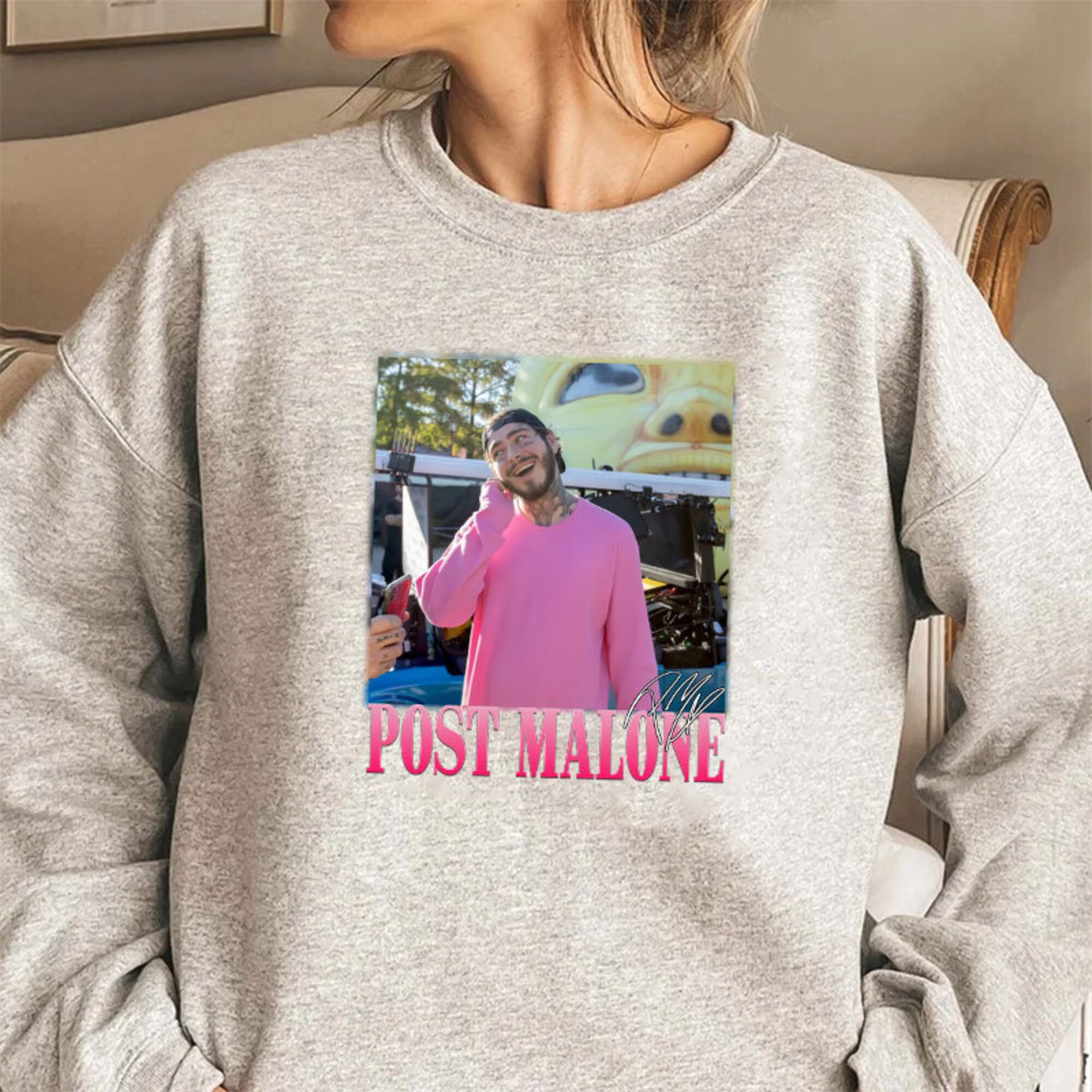 Post Malone Signature TShirt, Post Malone Merch, Twelve Carat Toothache ...