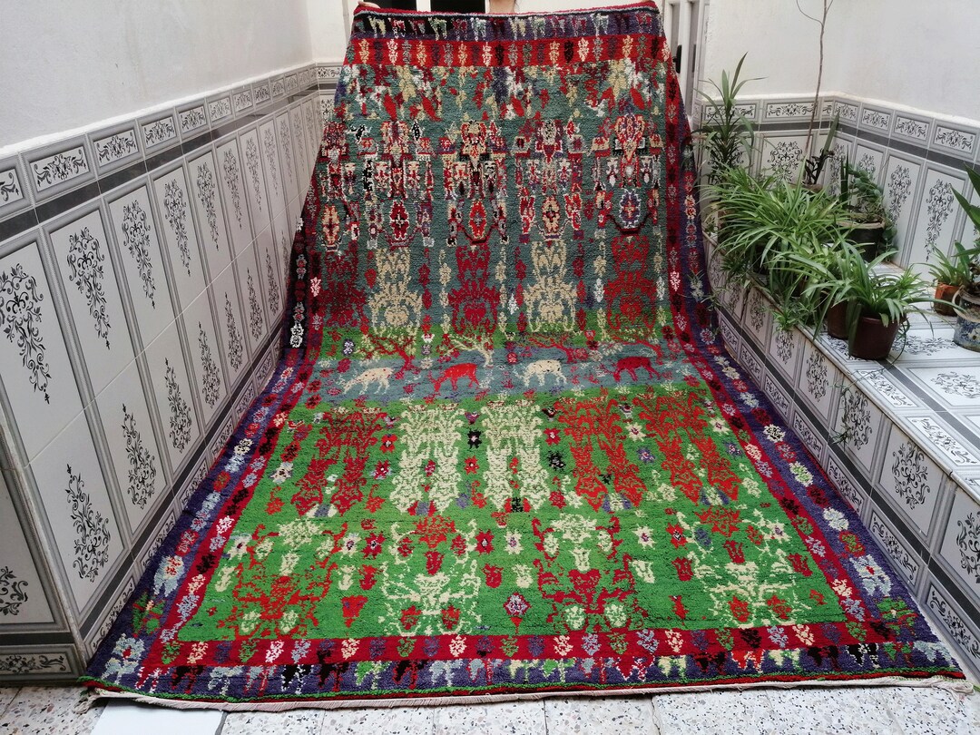 Algerian Rug,handmade Rug,wool Rug,living Room Rug-maroccan Berber Rug ...