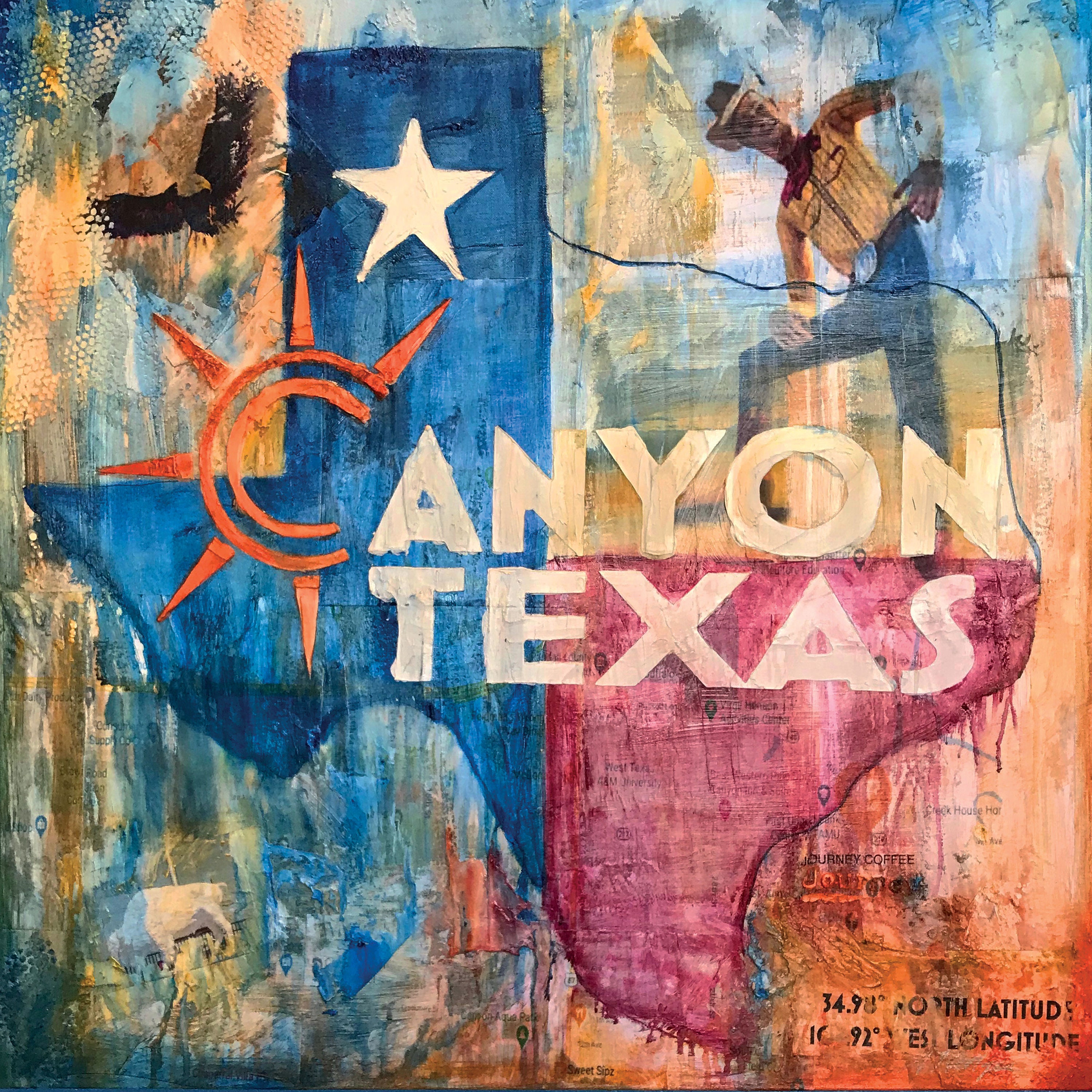 Canyon Texas 12x12 Art Print - Etsy