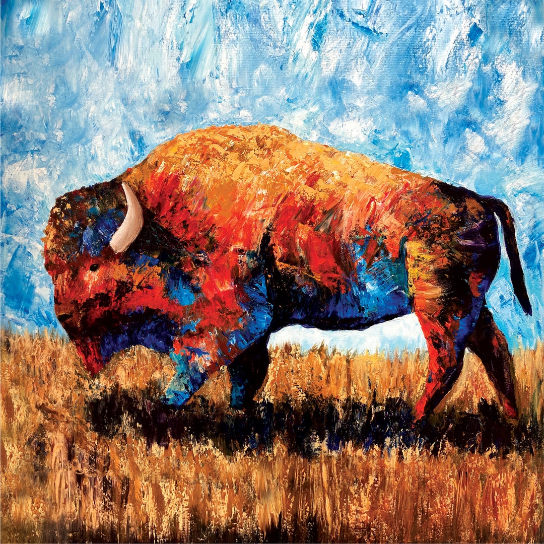 Buffalo Print 12x12 - Etsy