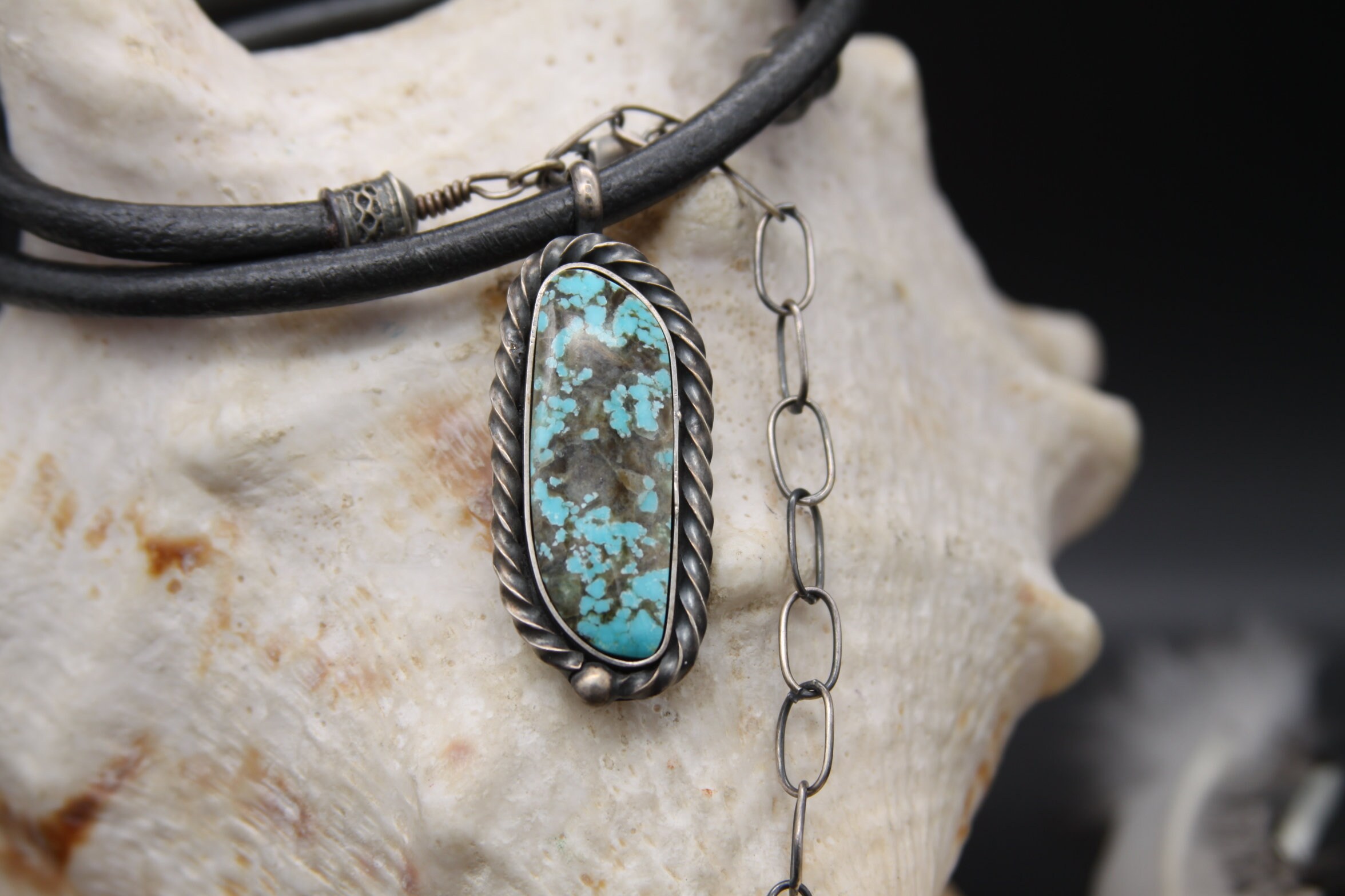 Women's Spider Web Turquoise Necklace Artisan Made - Etsy