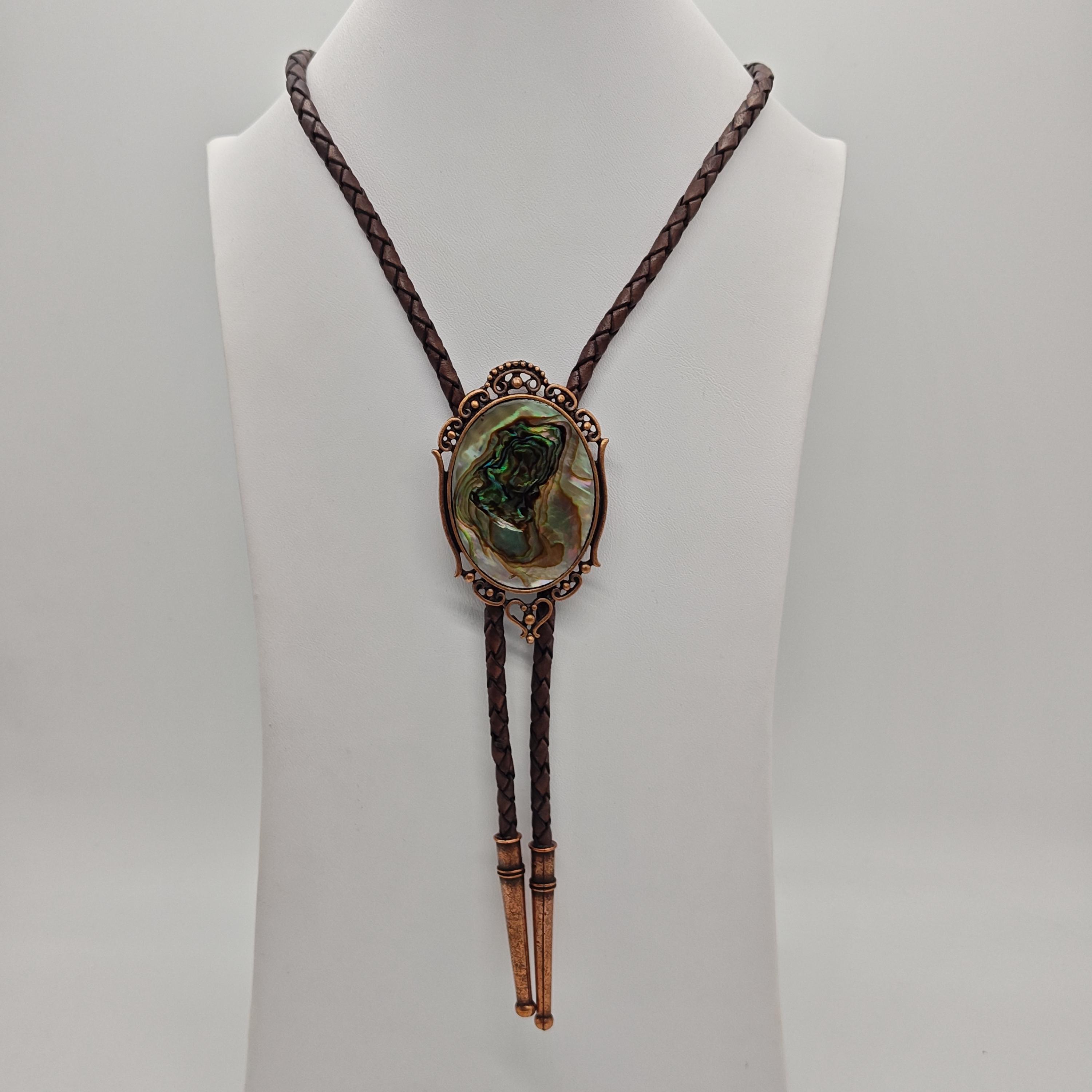 Abalone Bolo Tie -ready to Ship Custom Handmade Gift - Etsy