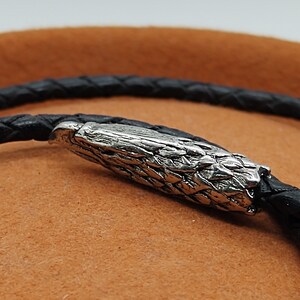 Leather Western Hat Band With Snake Skin Agate Cowboy Hat Band Men's or ...