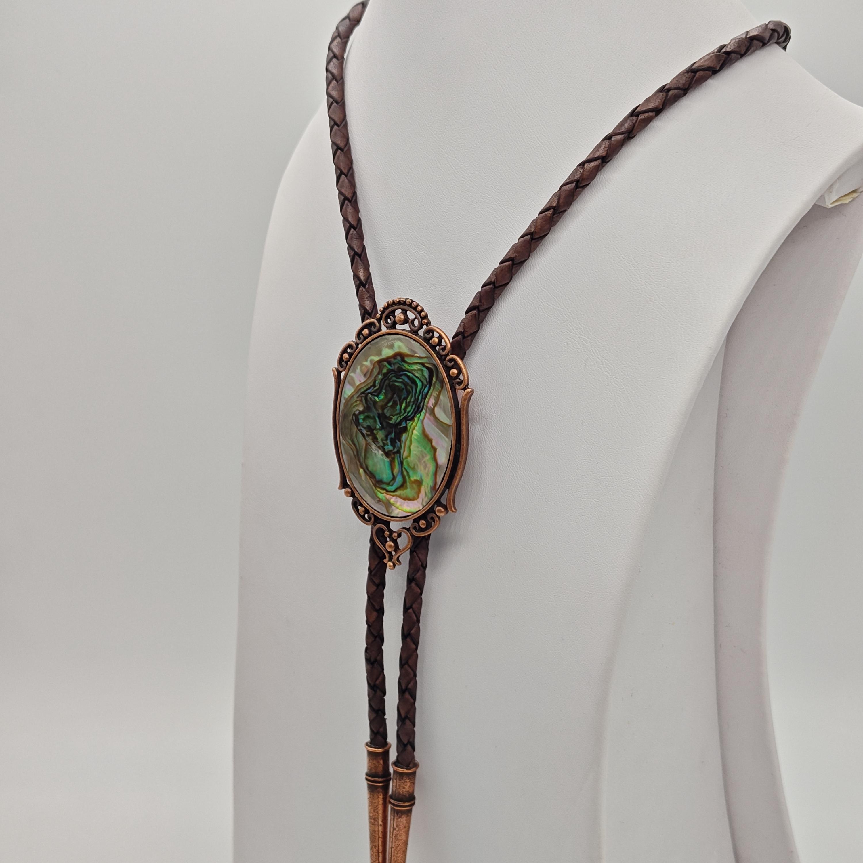 Abalone Bolo Tie -ready to Ship Custom Handmade Gift - Etsy