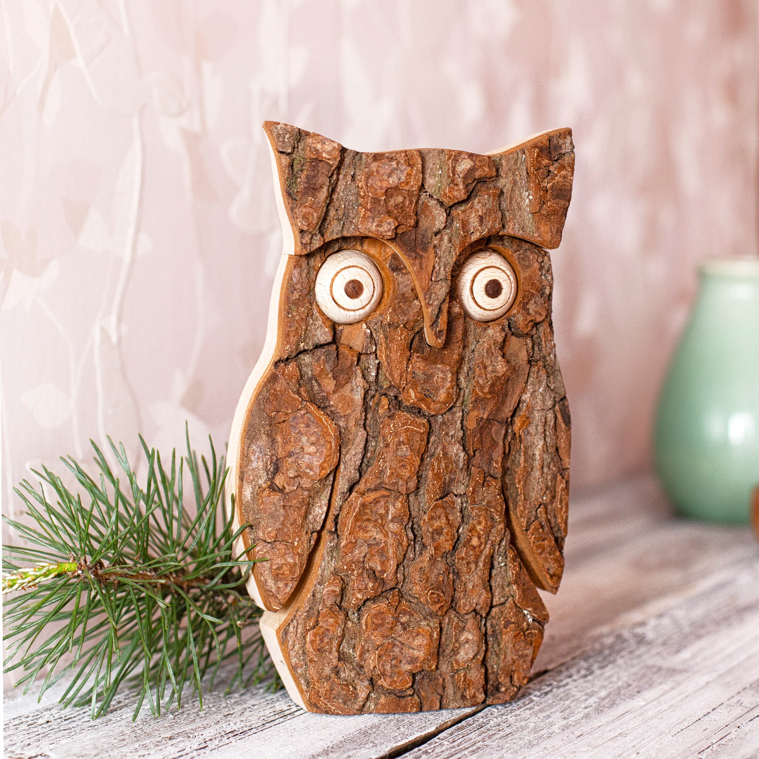 Wooden Owl Figurines Owl Decor Perfect Owl Gifts Wood Owl - Etsy