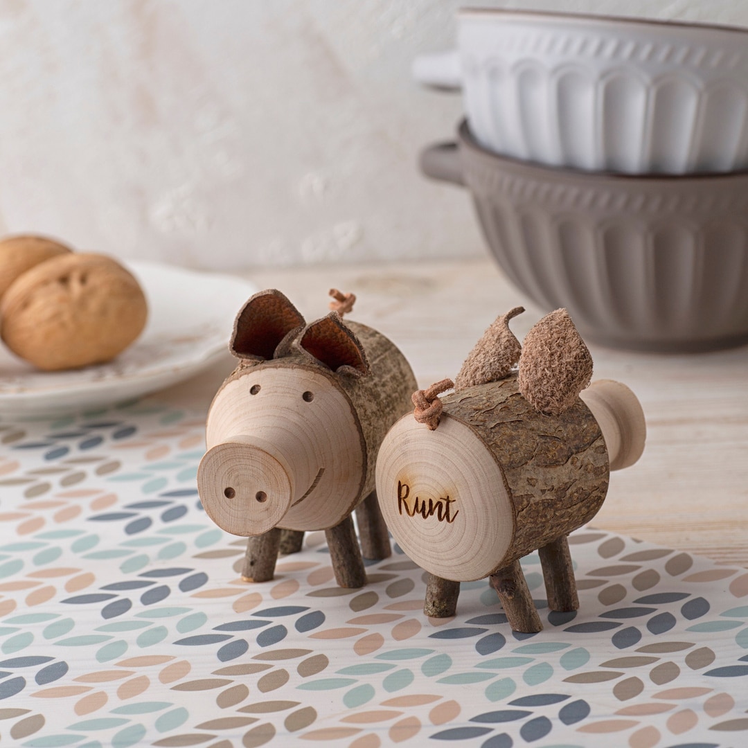 Personalized Pig Figurine, Pig Gifts, Cute Pig Decor, Cute Pig Ornament ...