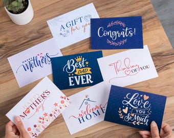 Personalized Gift Card Add-on – Custom Printed Note for Any Gift ...