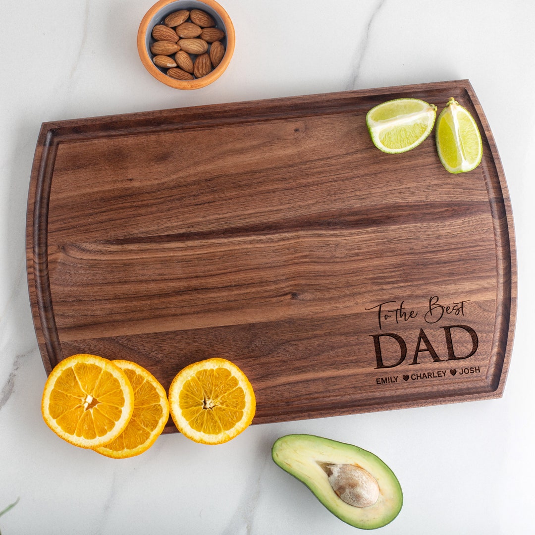 Custom Cutting Board for Dad Personalized Gift for Father Husband Gift ...