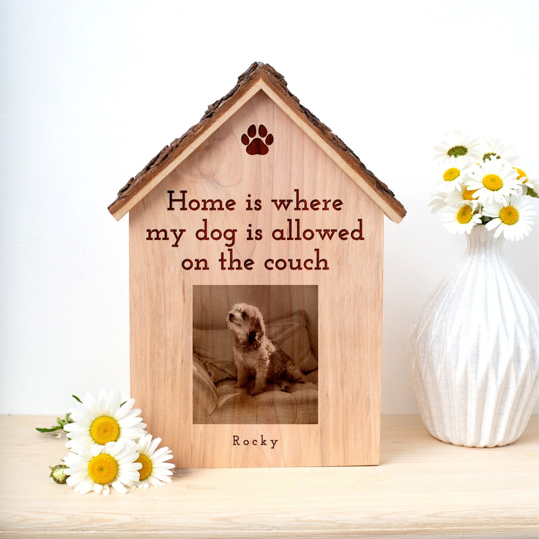 Personalized Dog Portrait Wooden Sign, Dog Lover Art, New Dog Owner ...