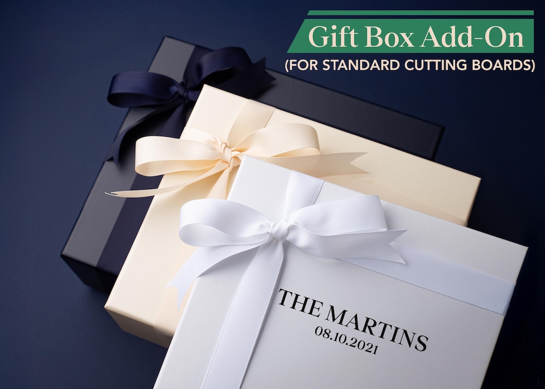 Gift Box Add-on for Standard Cutting Boards – Maple, Cherry, Walnut ...