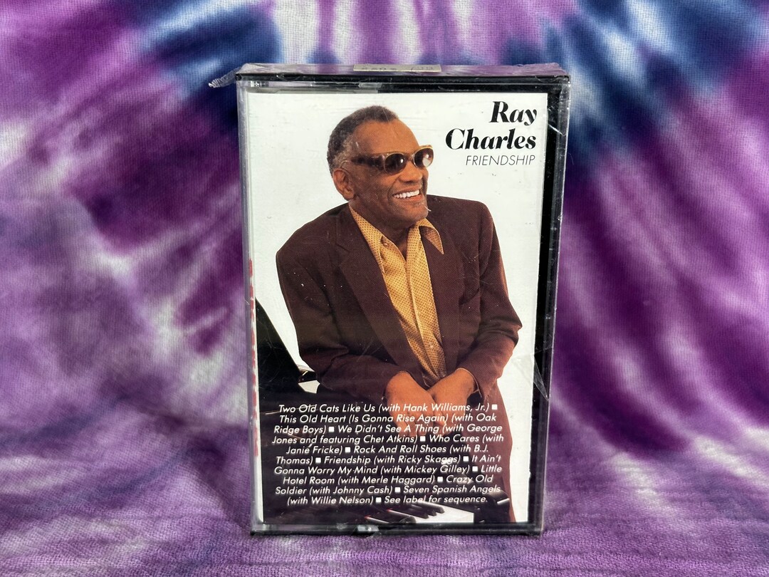 SEALED Ray Charles Friendship Cassette Tape, Duets W/ Country Music ...
