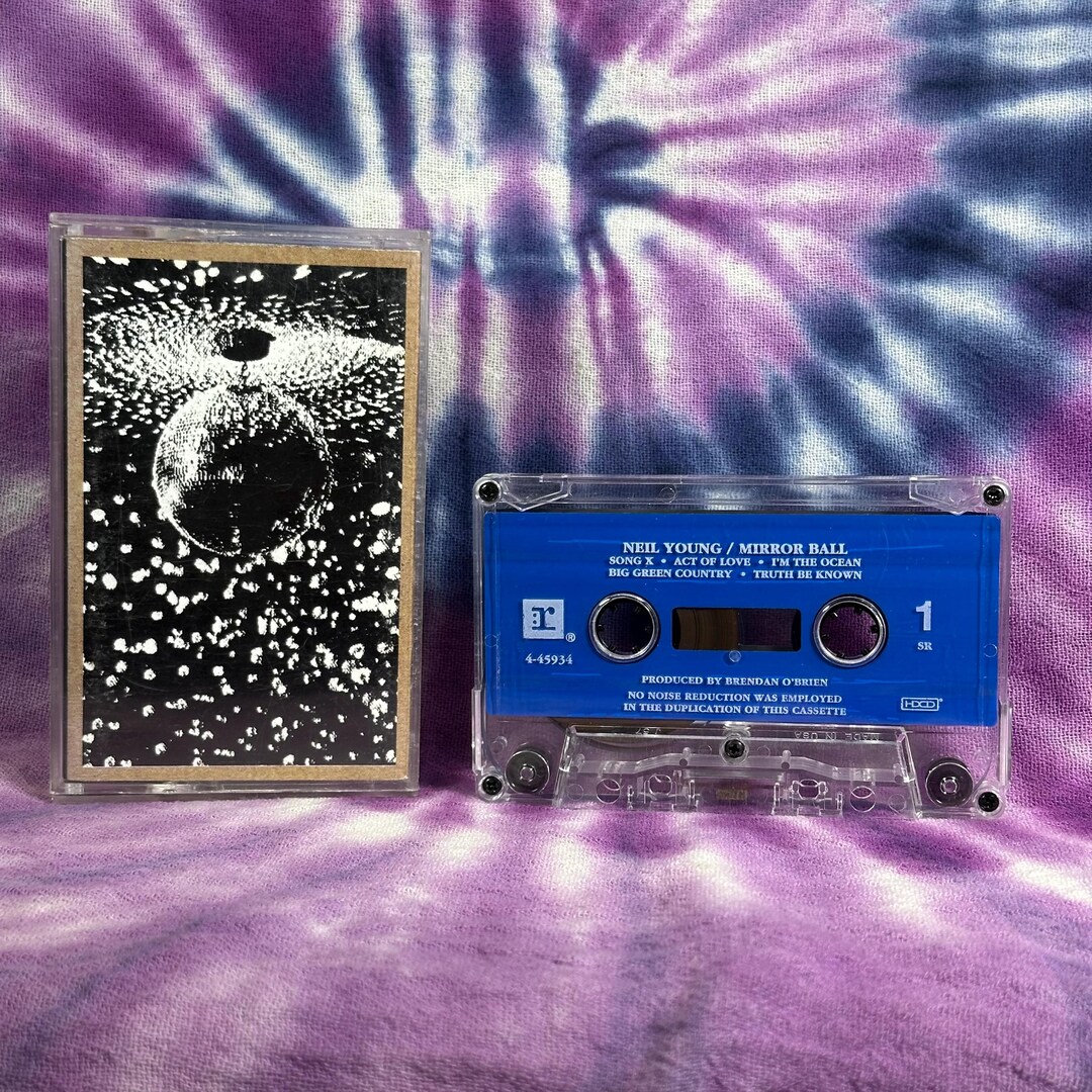 Neil Young Mirror Ball Cassette Tape - Etsy