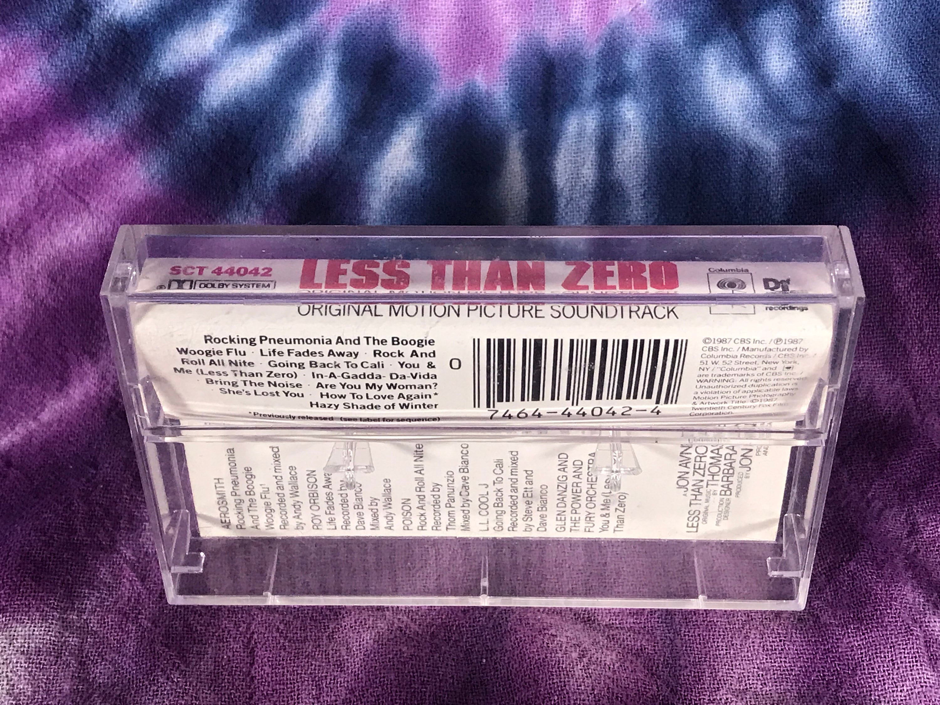 Less Than Zero Soundtrack Cassette Tape Danzig Slayer - Etsy 日本