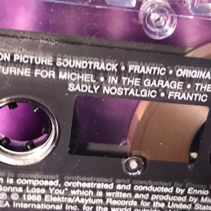 Ennio Morricone Frantic Soundtrack Cassette Tape - Etsy