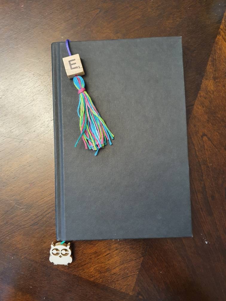 Scrabble Book Marks Bookmark Scrabble Initials Personalized - Etsy