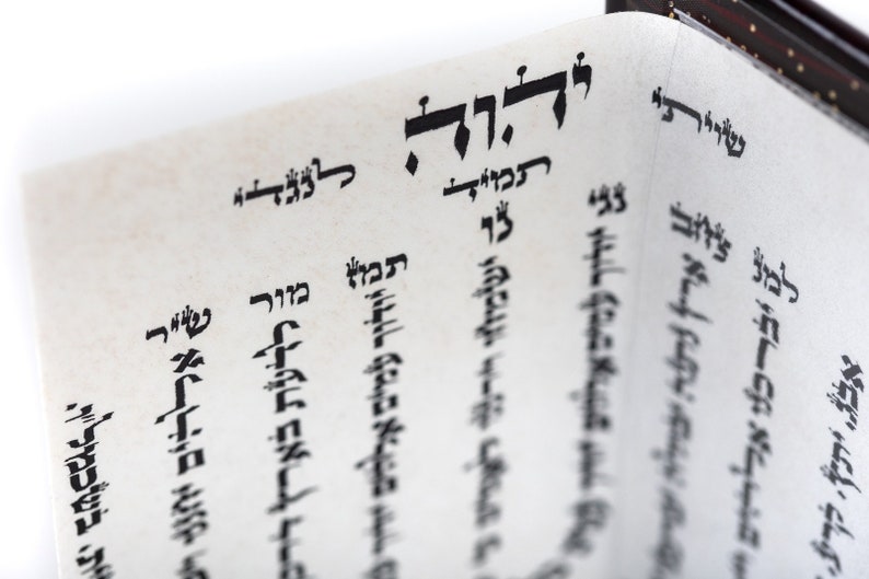 Pitum Haketoret: Scribe-written Genuine Parchment With Custom Name ...