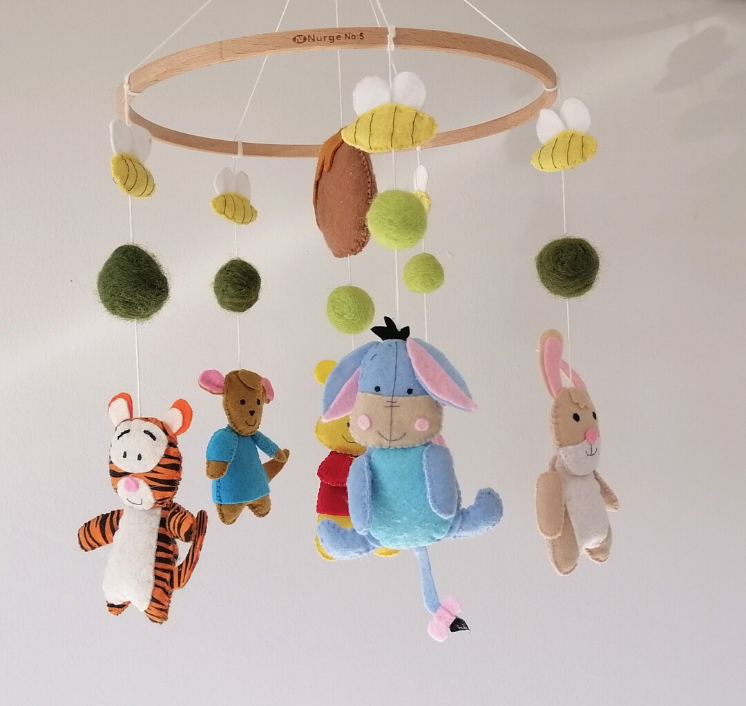 Winnie the Pooh Baby Crib Mobile,neutral Nursery Mobile,nursery Decor ...