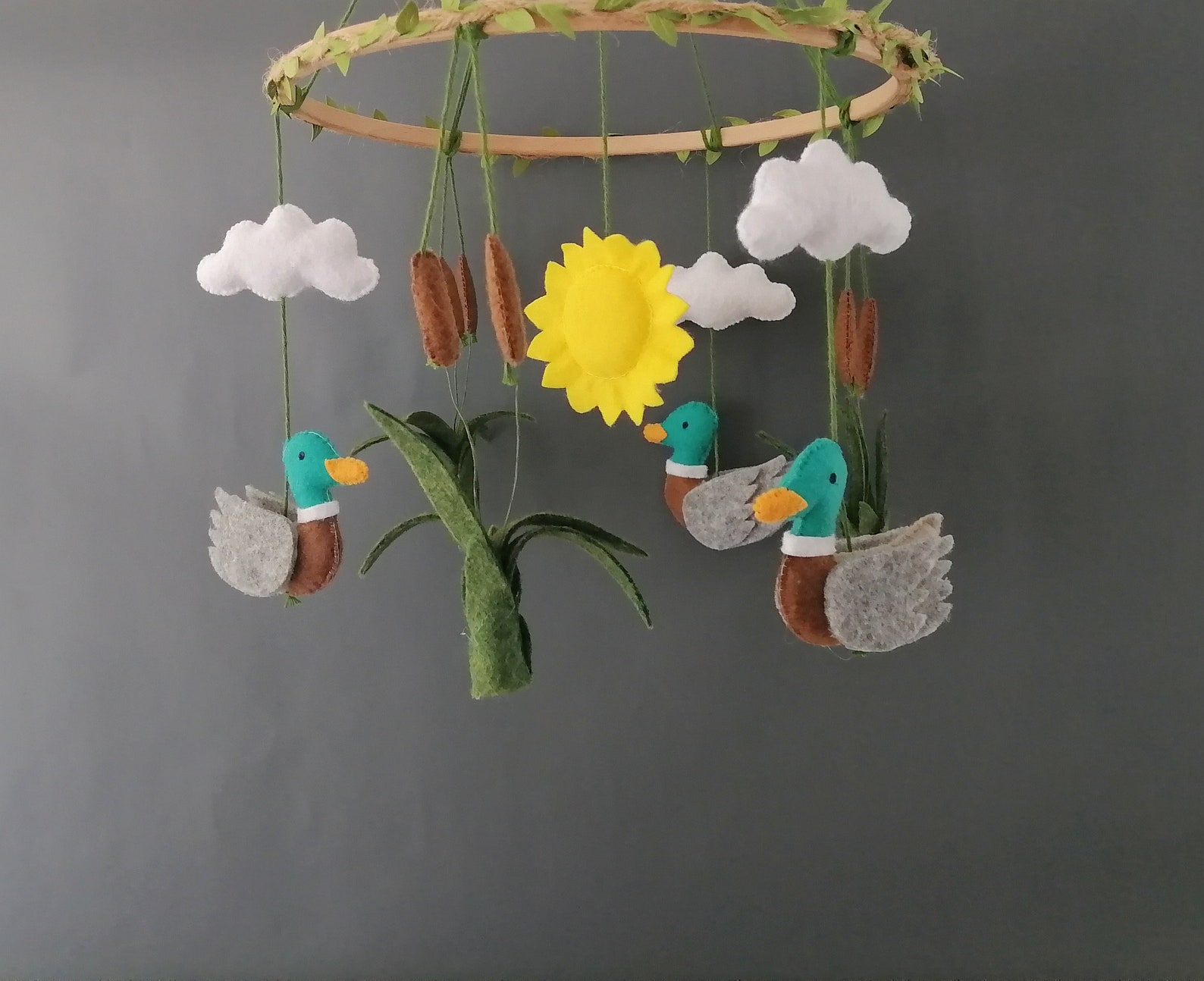 Duck Mobile for Crib,hunting Crib Mobile,mallard Duck Baby Mobile ...
