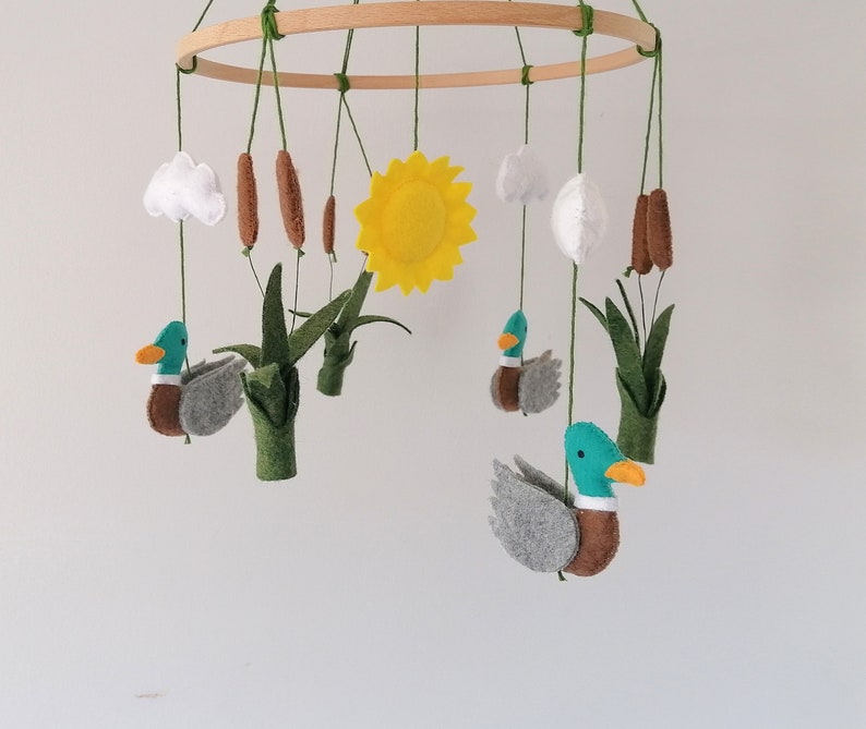 Duck Mobile for Crib,hunting Crib Mobile,mallard Duck Baby Mobile ...