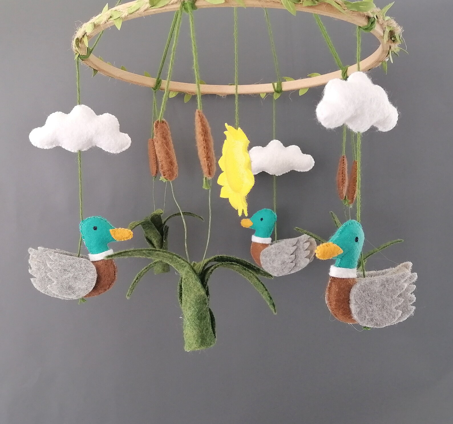 Duck Mobile for Crib,hunting Crib Mobile,mallard Duck Baby Mobile ...