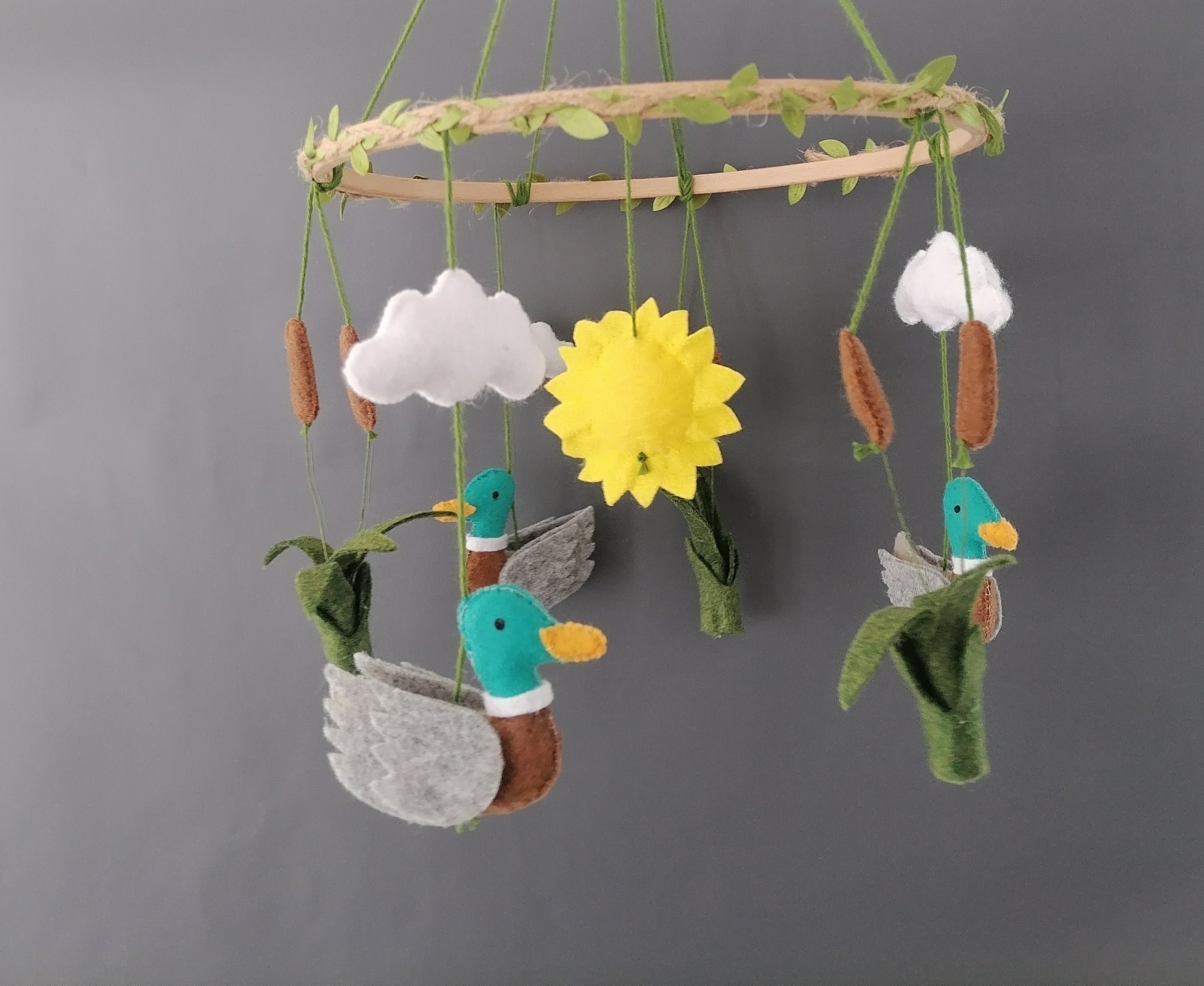 Duck Mobile for Crib,hunting Crib Mobile,mallard Duck Baby Mobile ...