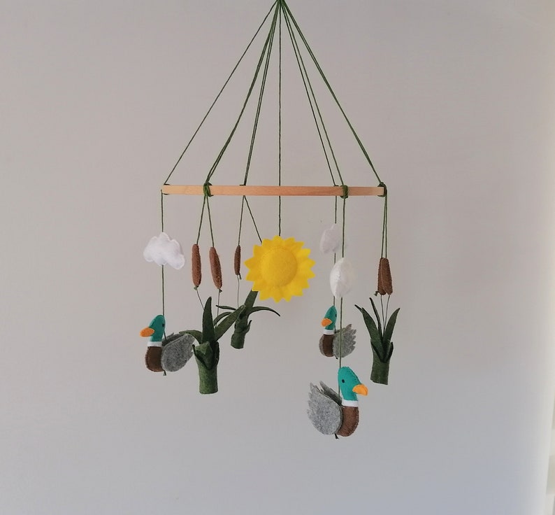 Duck Mobile for Crib,hunting Crib Mobile,mallard Duck Baby Mobile ...