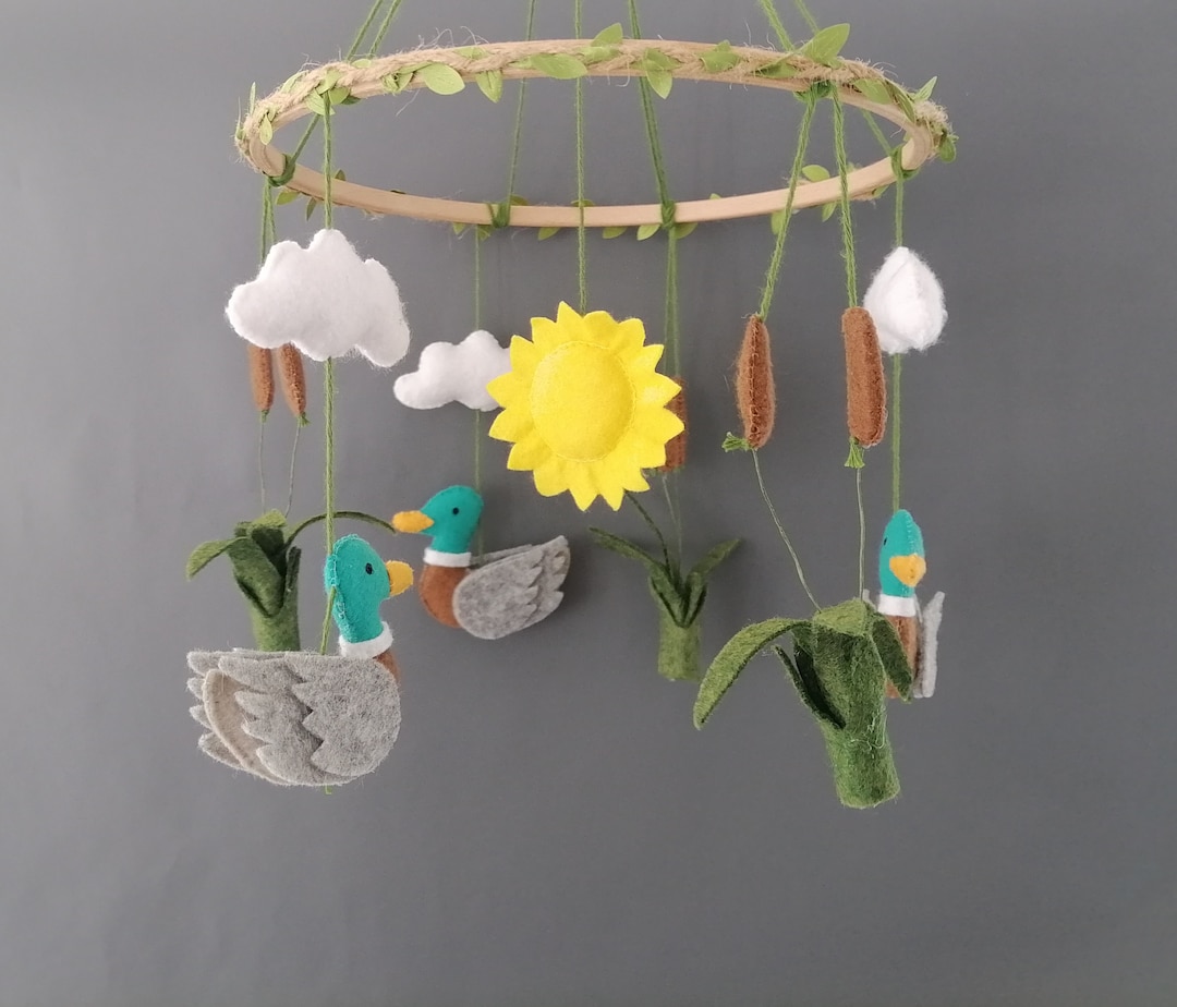 Duck Mobile for Crib,hunting Crib Mobile,mallard Duck Baby Mobile ...