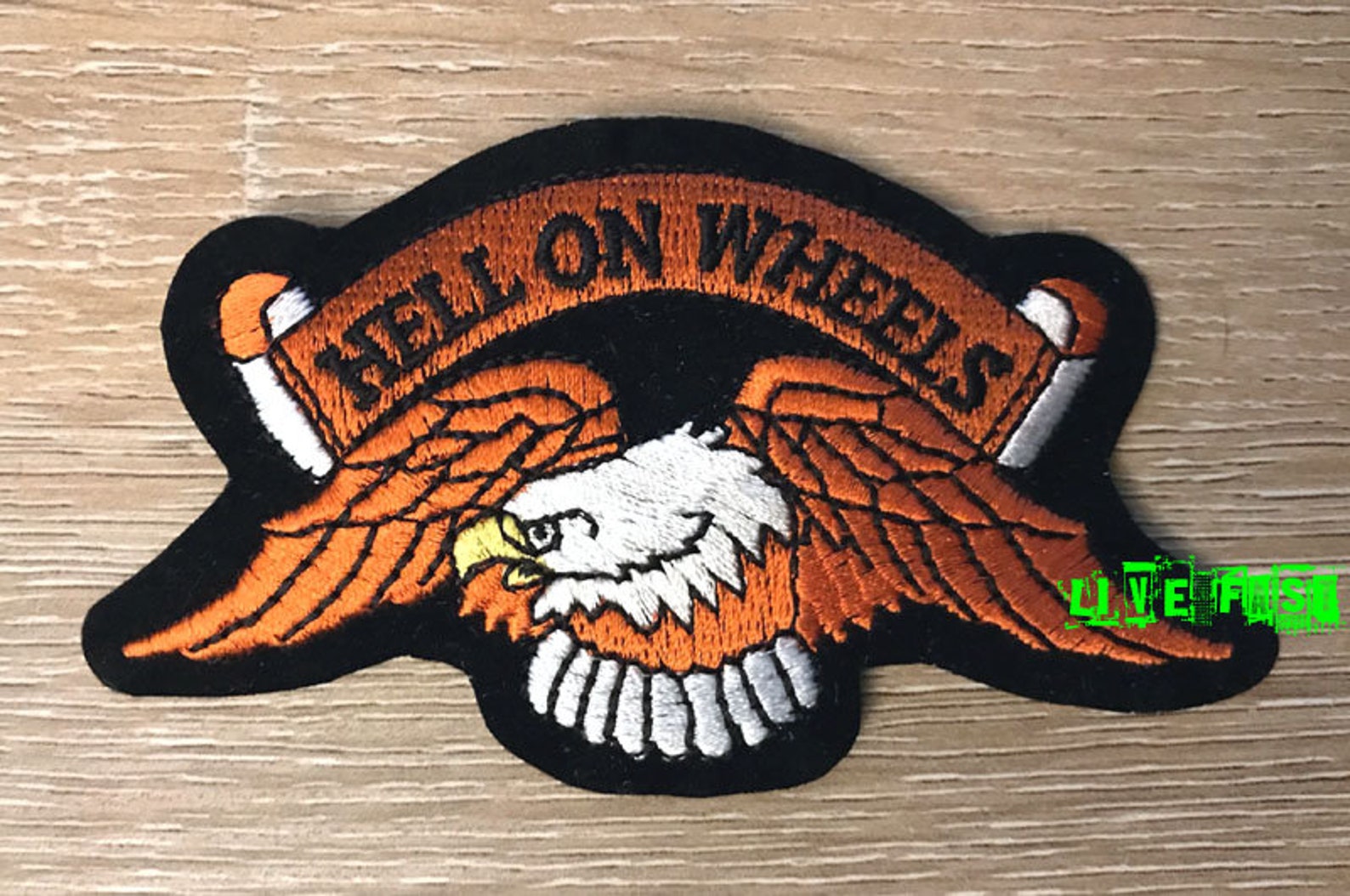 HELL ON WHEELS Biker Patch Chopper Motorcycle Jacket Vest Patch Embroidered - Etsy