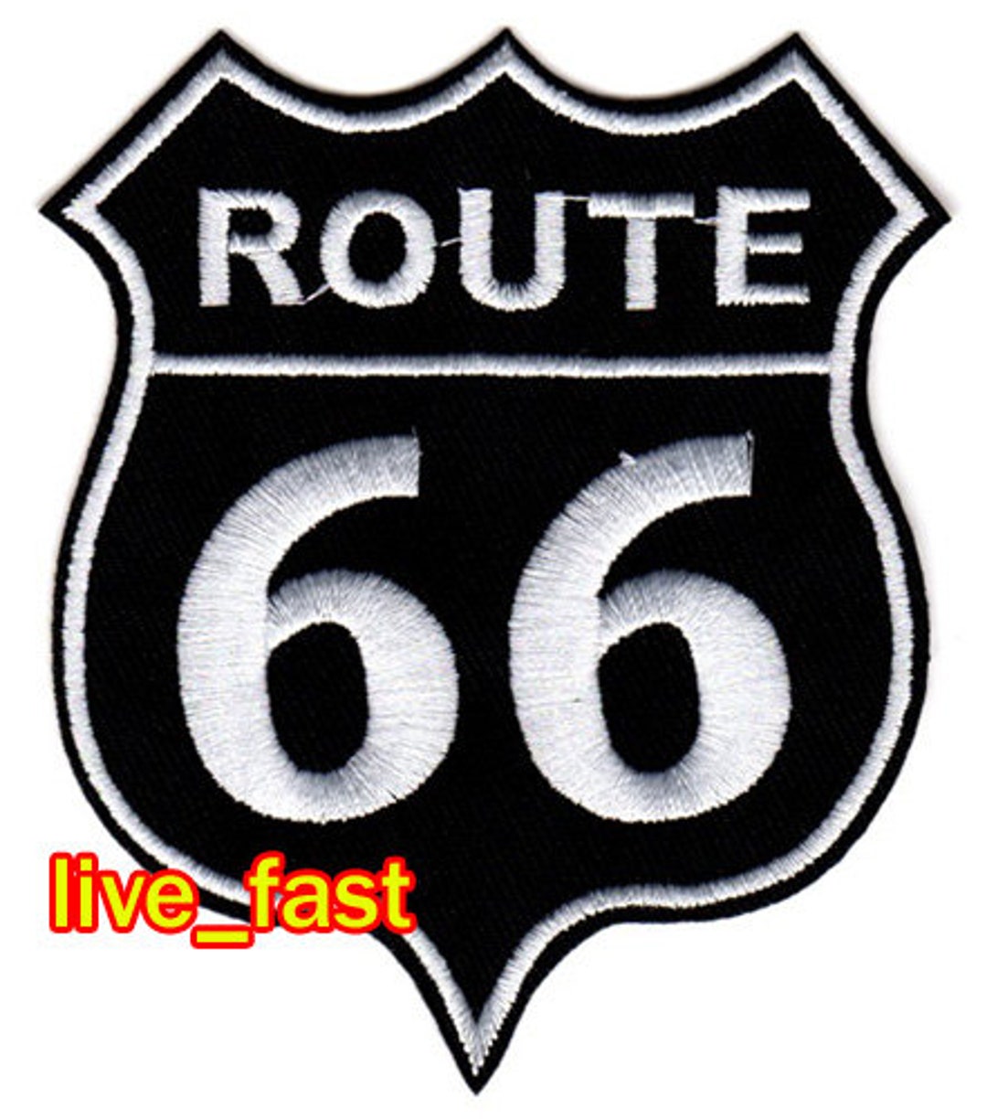 Route 66 Patch: Embroidered Iron-on Emblem - Etsy