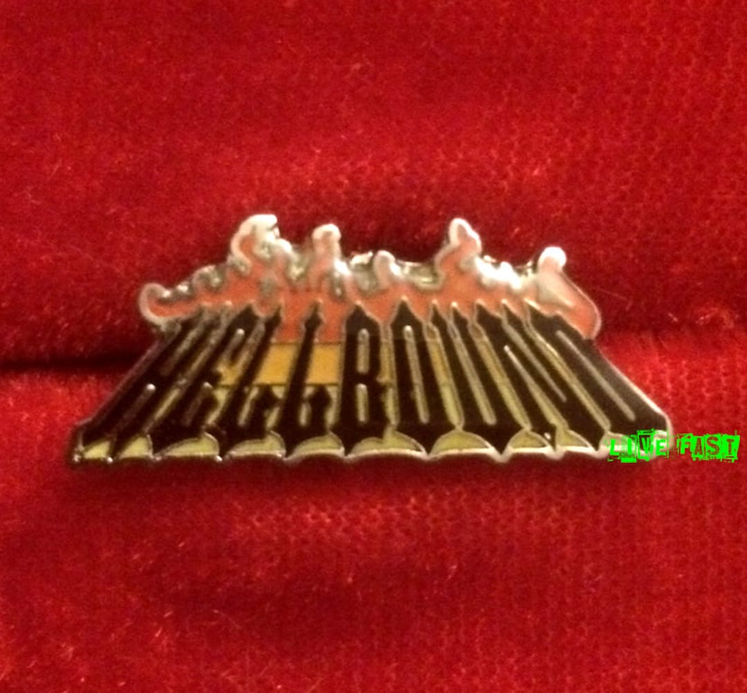 HELLBOUND LAPEL PIN 666 Pentagram Speed Thrash Black Metal Battle ...