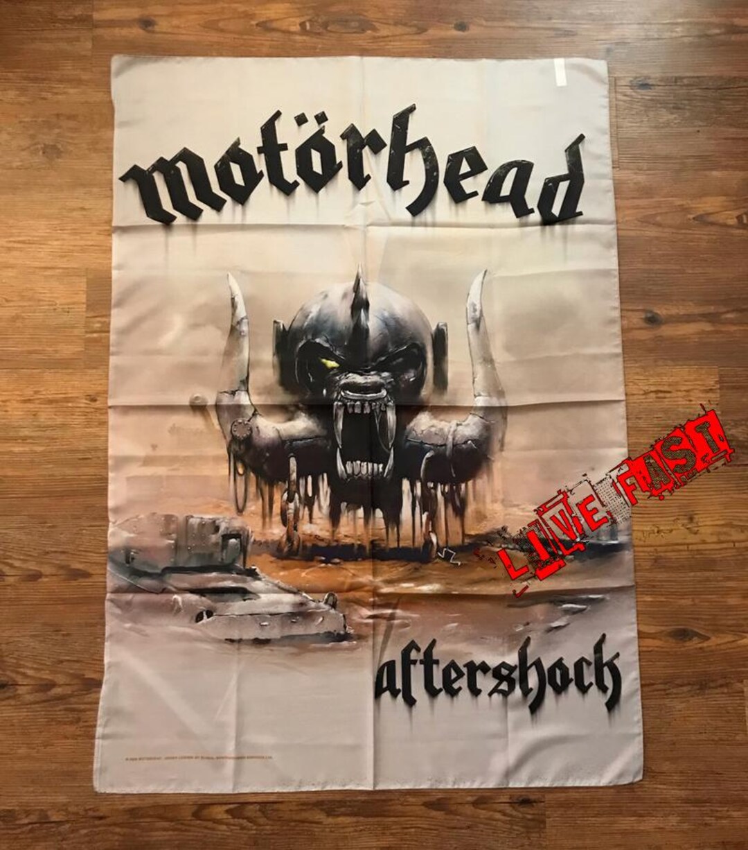 MOTORHEAD - AFTERSHOCK FLAG Banner Tapestry Fabric Poster - Etsy