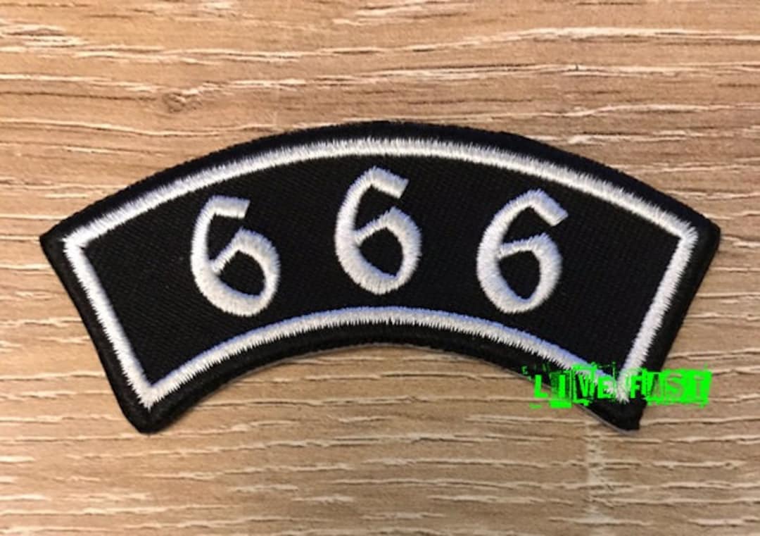 666 PATCH EMBROIDERED Biker Custom Chopper Motorcycle Vest Ftw 13 69 - Etsy