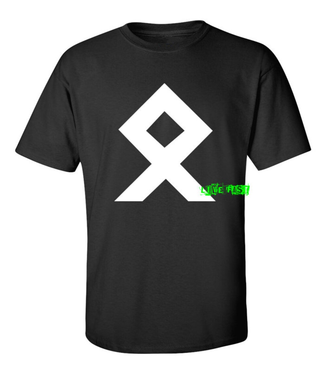 Odal Othala Rune T-shirt, Norse Pagan Viking Symbol - Etsy