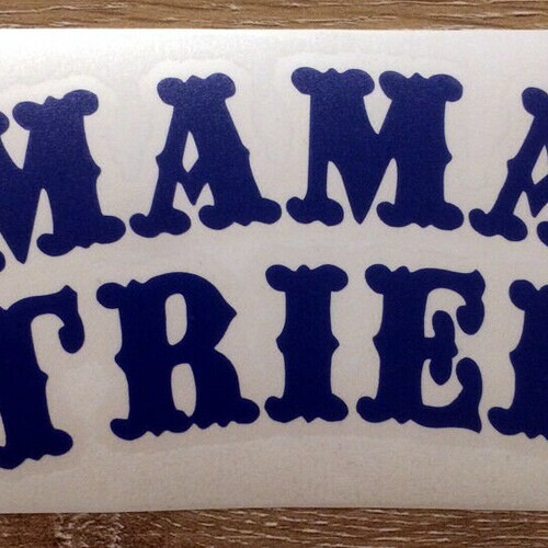 MAMA TRIED DECAL Sticker Vinyl Outlaw Country Music Merle - Etsy