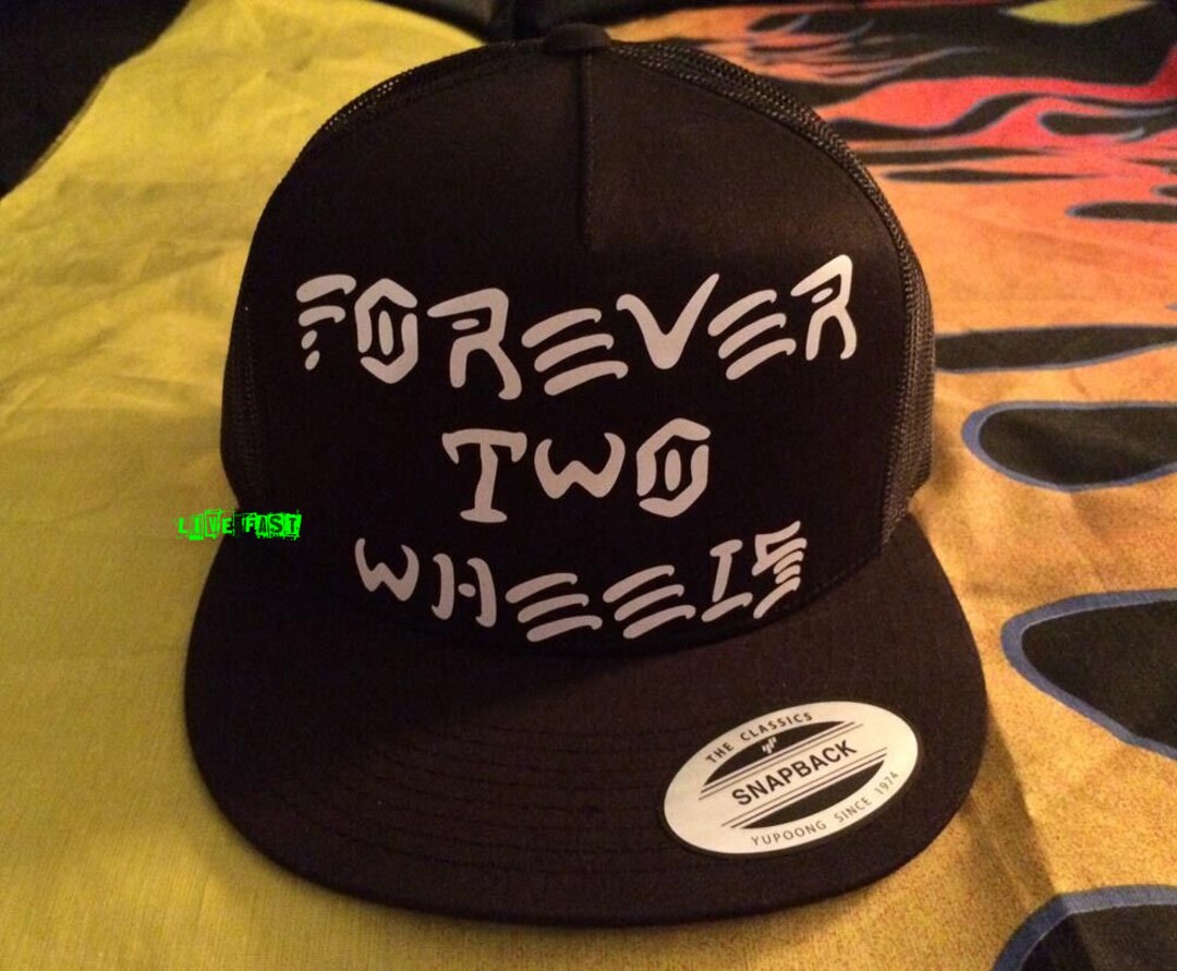 FTW Forever Two Wheels Trucker Hat Outlaw Biker F.t.w. Chopper ...