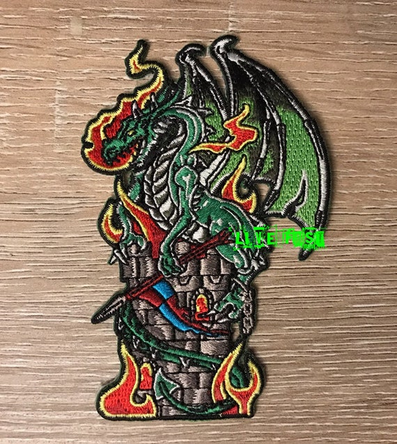Medieval Dragons Breathing Fire