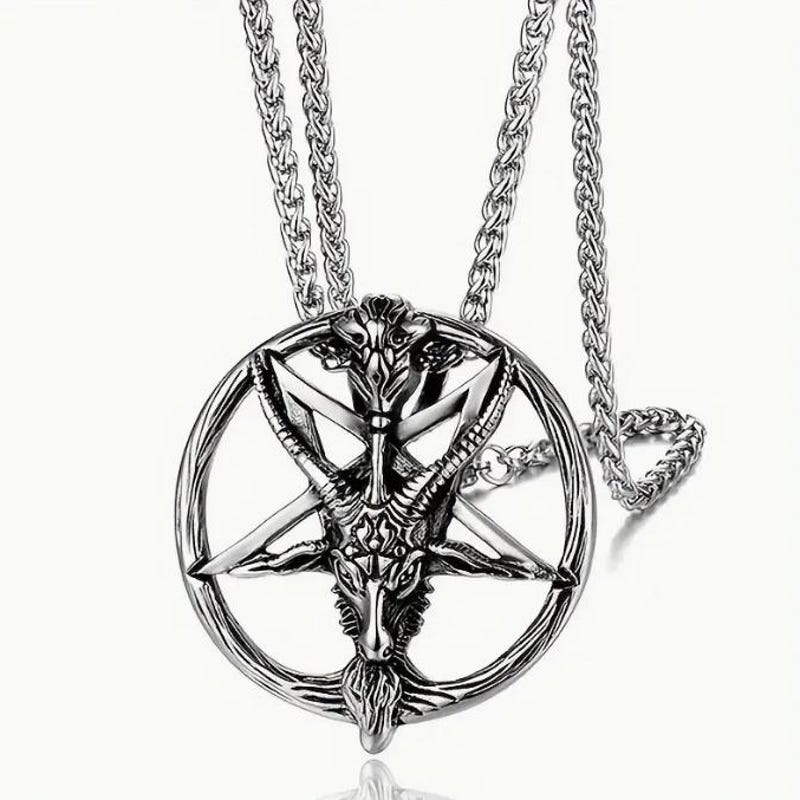 666 Satanic Cross - Etsy