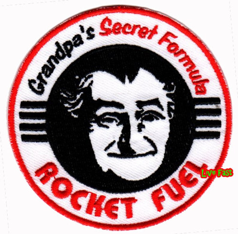 GRANDPA'S ROCKET FUEL Patch Hot Rod Rat Rod Drag Racing - Etsy Hong Kong