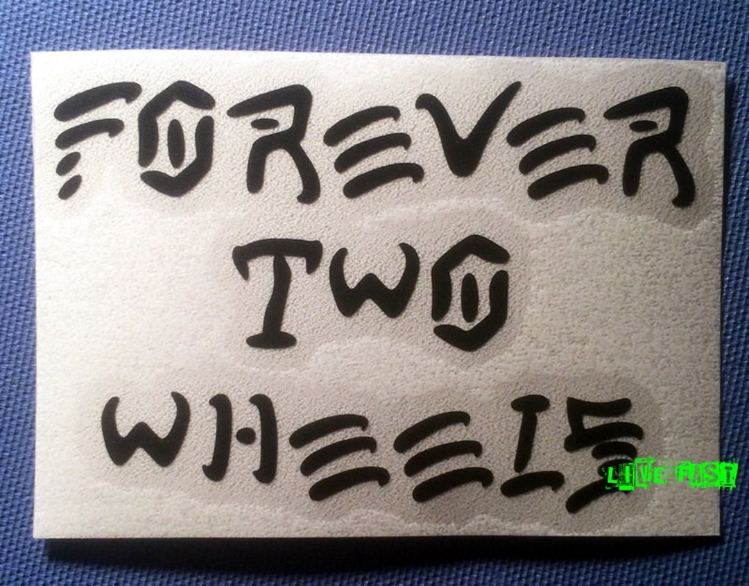 FTW DECAL STICKER Vinyl Outlaw Biker Forever Two Wheels Chopper ...