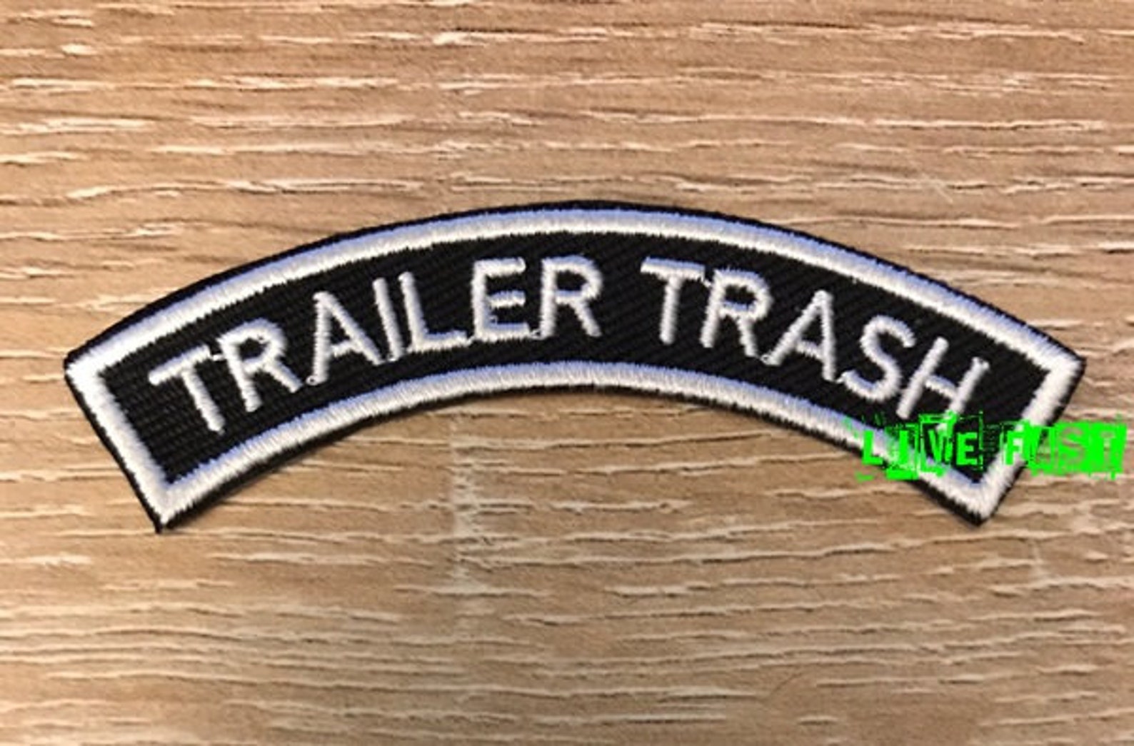 TRAILER TRASH PATCH Funny Biker Patches Rv Camper Tramp Nomad - Etsy