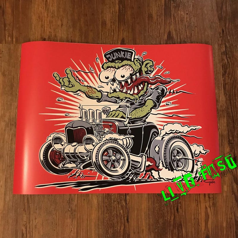 Ed Roth Rat Fink Posters - Etsy