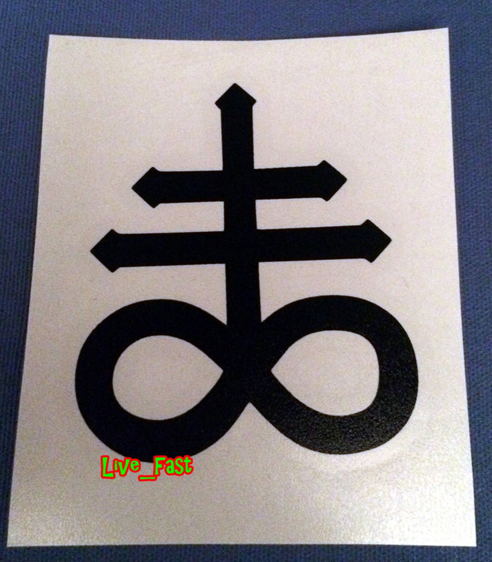 LEVIATHAN SYMBOL DECAL Sticker Satanic Esoteric Occult Symbol | Etsy