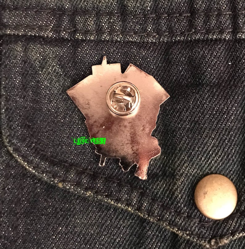 DEVIL GIRL Lapel Pin Biker Jacket Las Vegas Casino Gambler Rockabilly ...