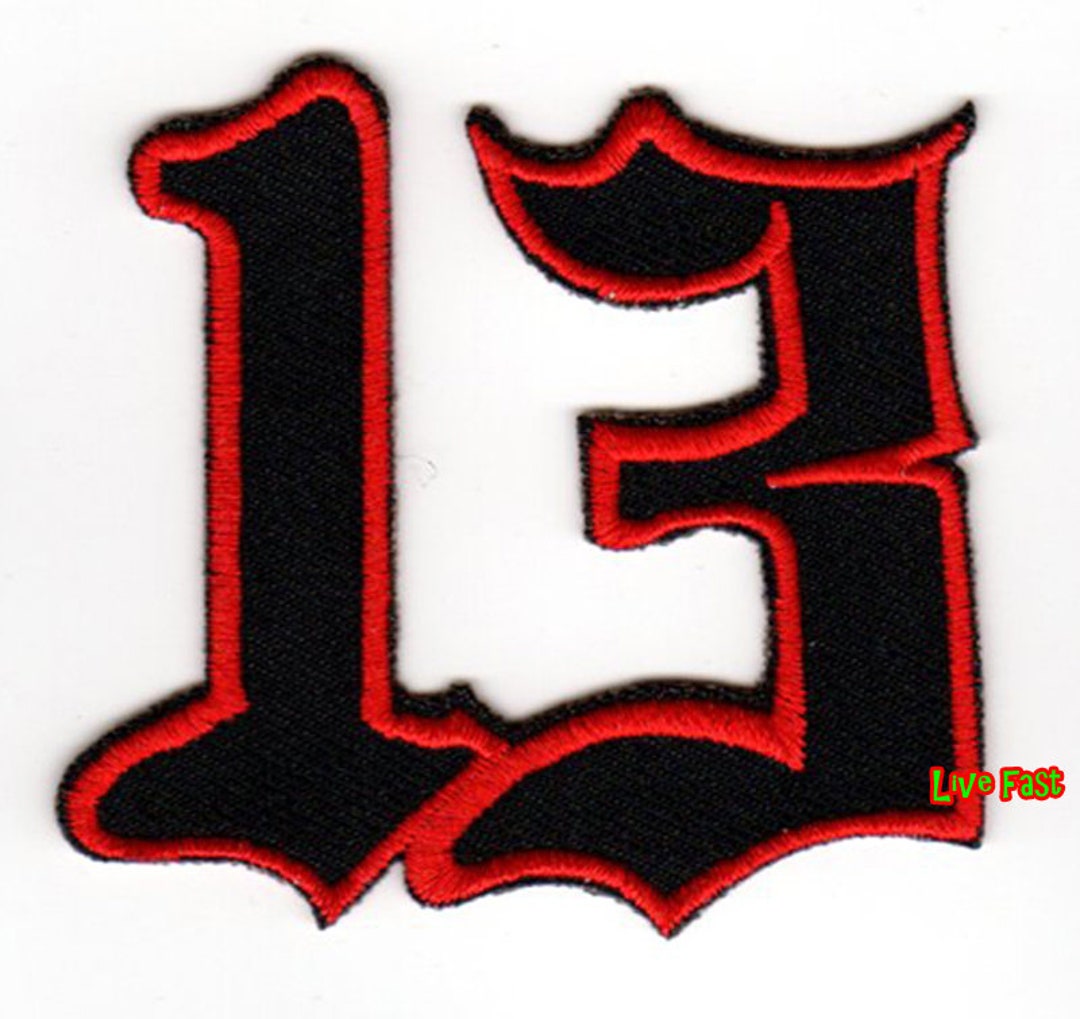 13 NUMBER THIRTEEN PATCH Lucky 13 Chopper Motorcycle Biker - Etsy UK