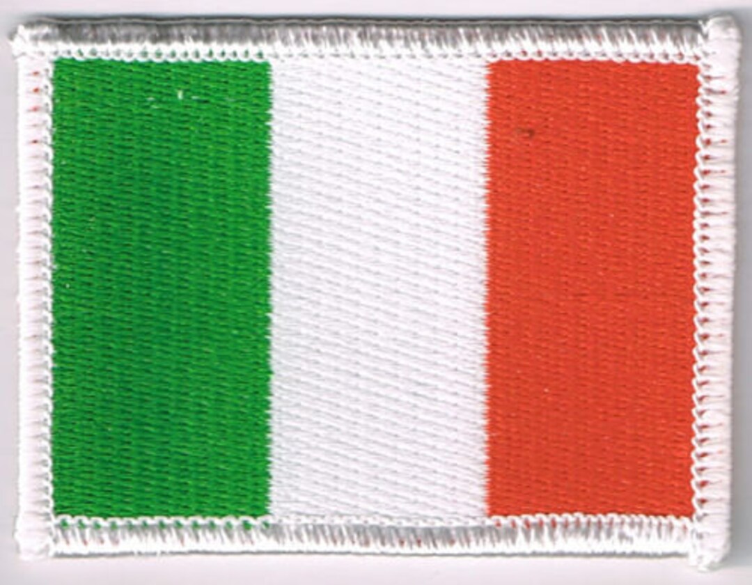 ITALY FLAG PATCH Embroidered Iron on Italian Pride Soccer Football ...